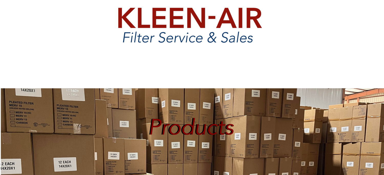 Products — Kleen-Air Filter Service & Sales