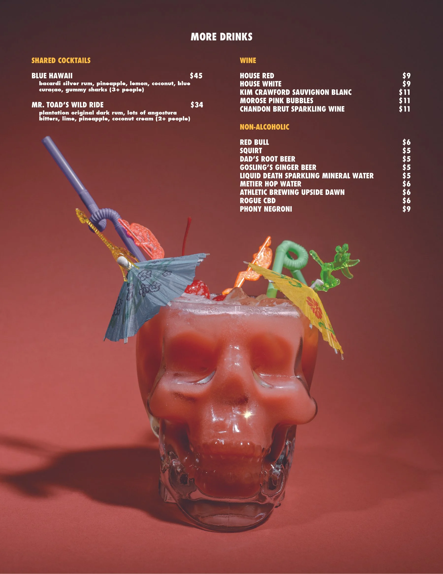 Menu — Bait Shop