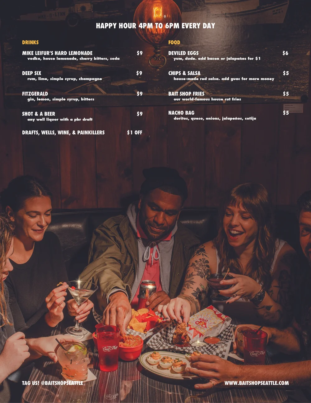 Menu — Bait Shop