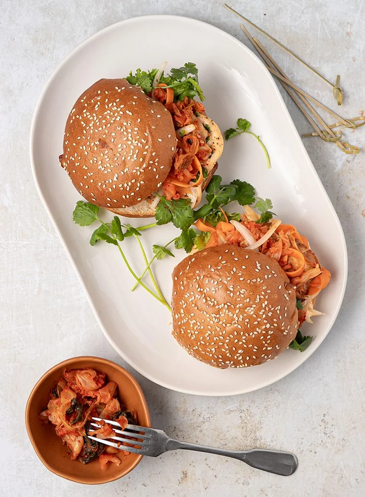 Kimchi Chicken Burger