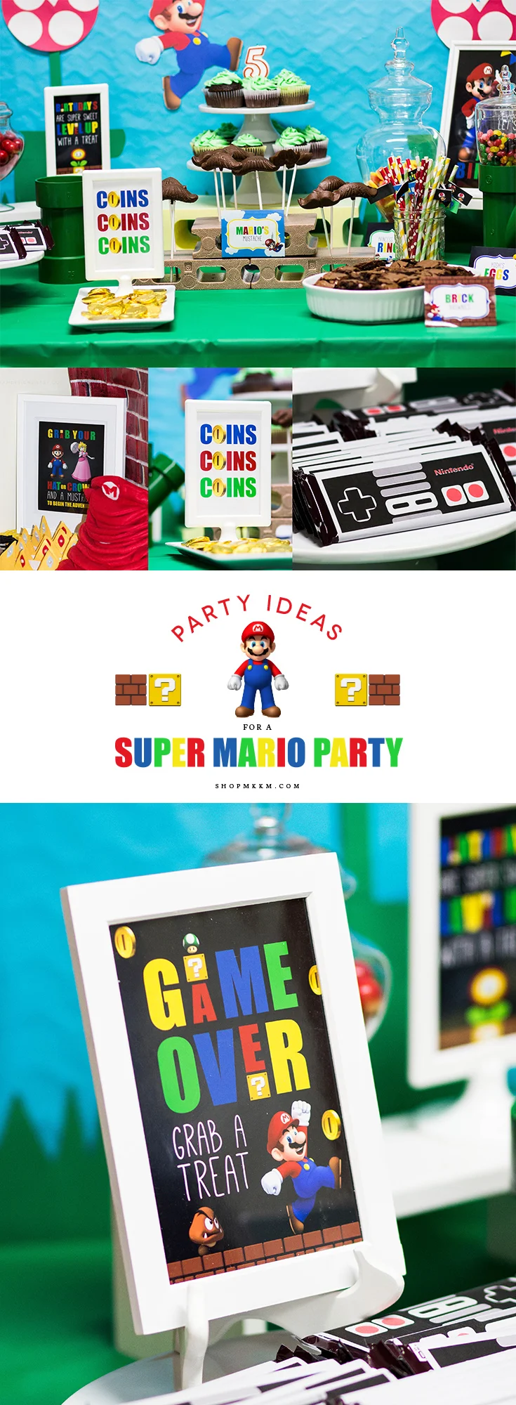 Super Mario Party Recap with Free Printables — Merry + Grace Design Co.