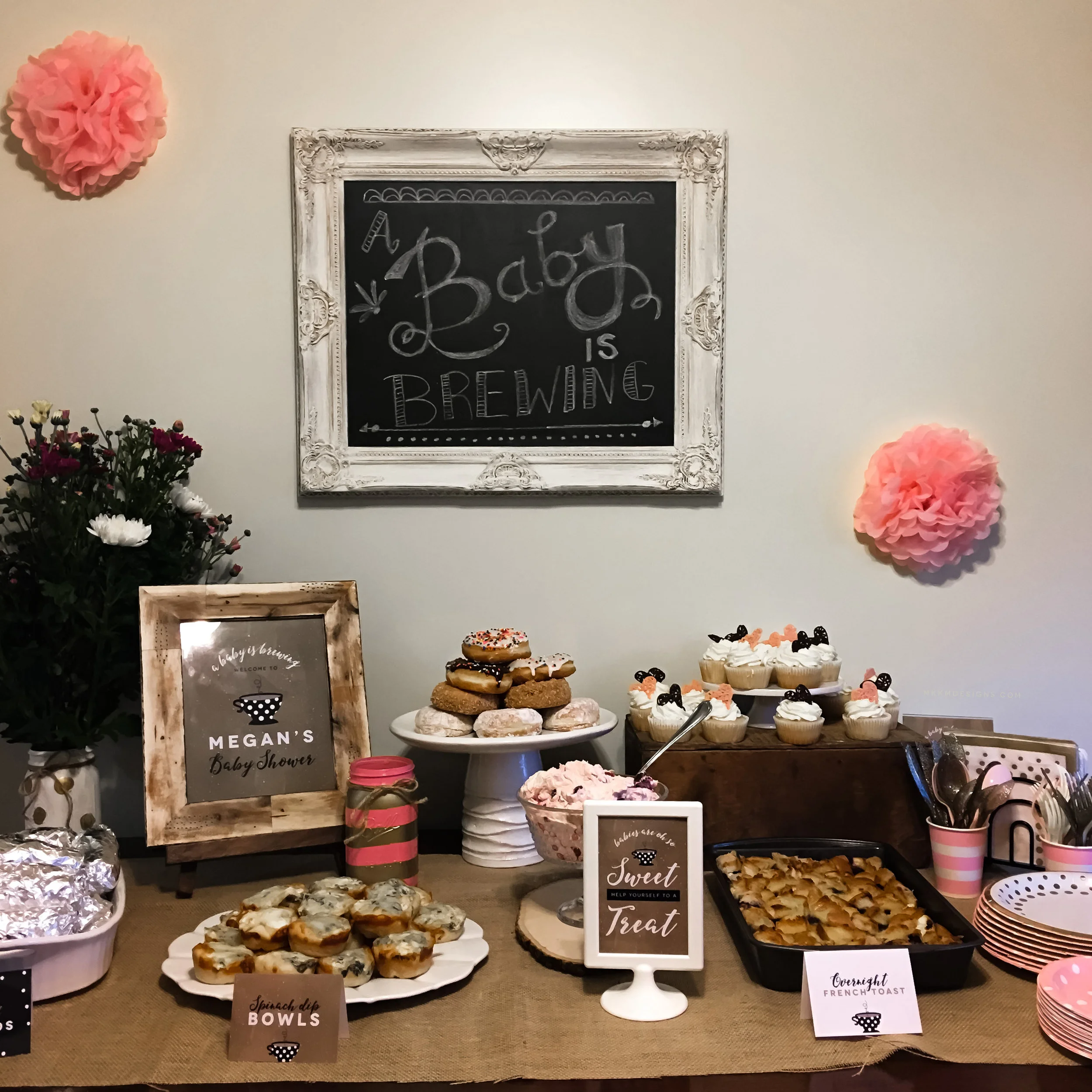 A Baby Is Brewing: A Coffee & Tea Baby Shower — Merry + Grace Design Co.