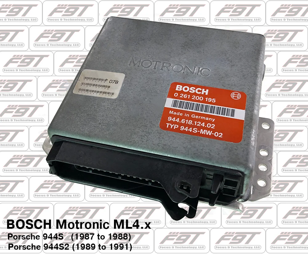 Porsche 944 DME: A Short History — Focus 9 Technology, LLC