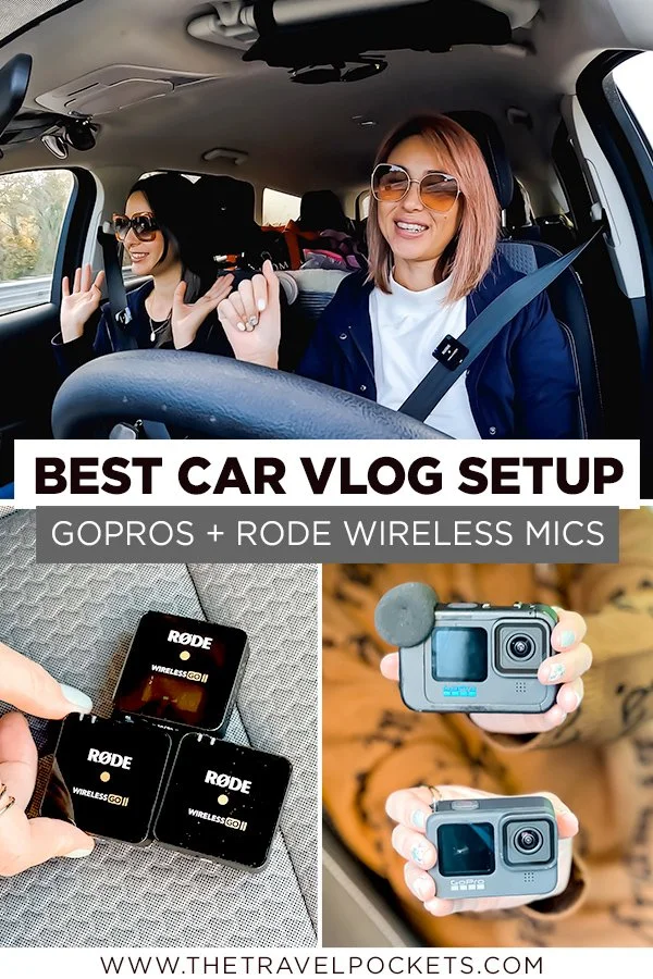 The Best Road Trip Vlog Setup Using GoPro HERO 10 and RODE Wireless GO II Mics - Travel Pockets