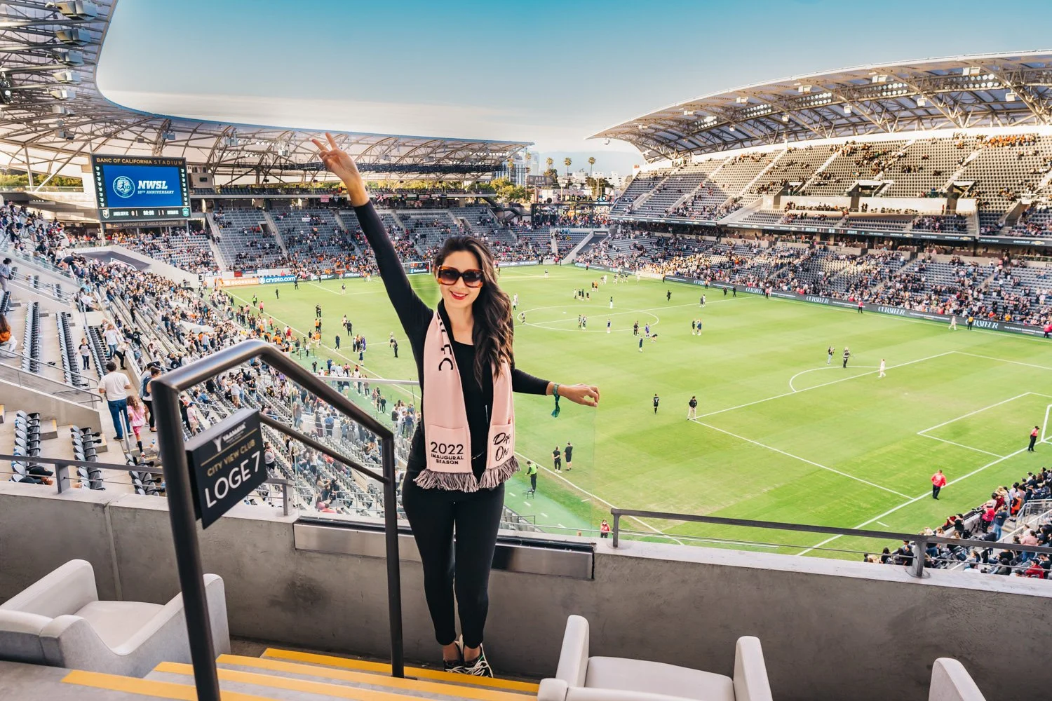 My First Angel City FC Game Experience at BMO Stadium (formerly Banc of ...
