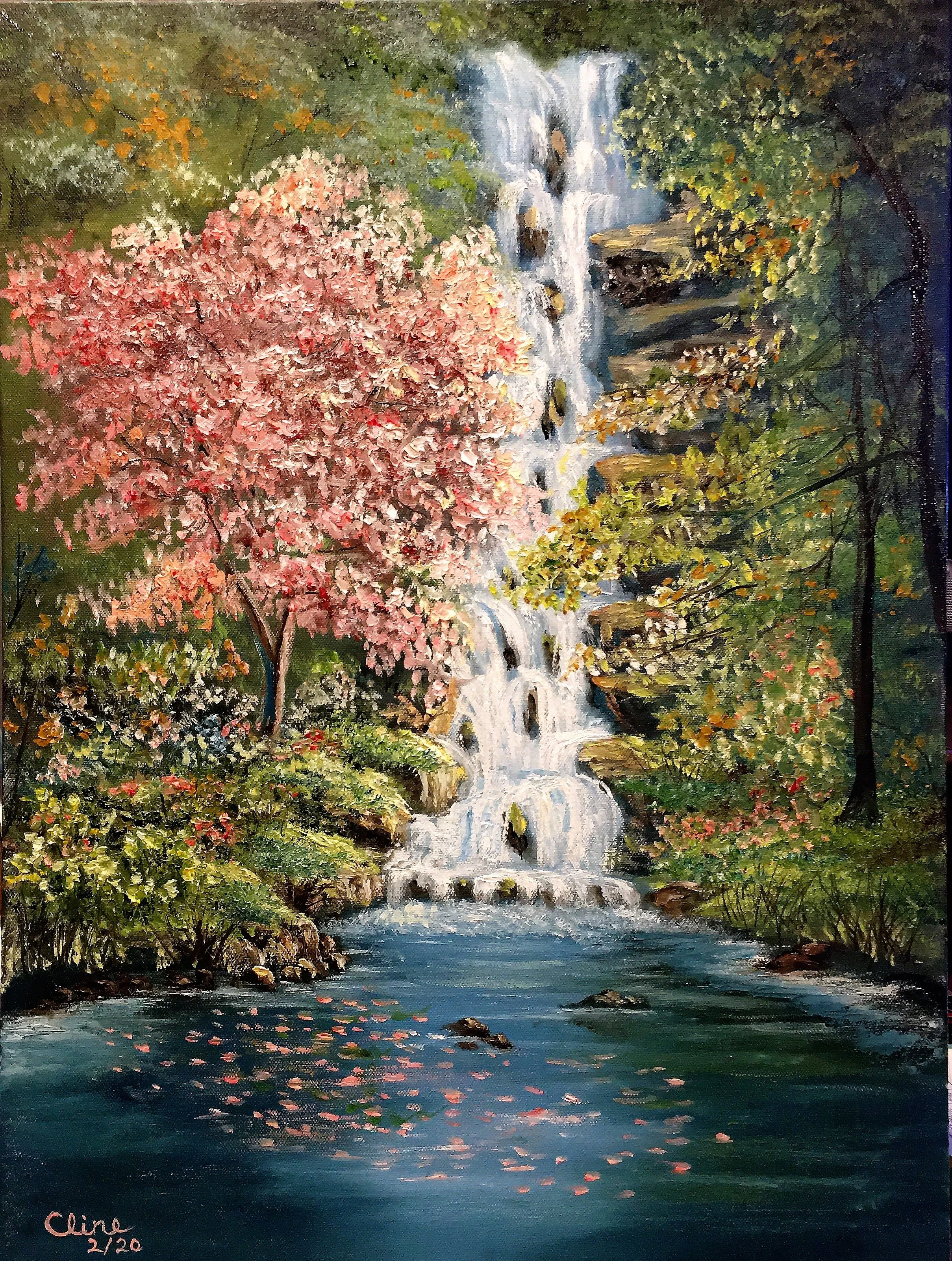 Bob Ross Spring Paintings