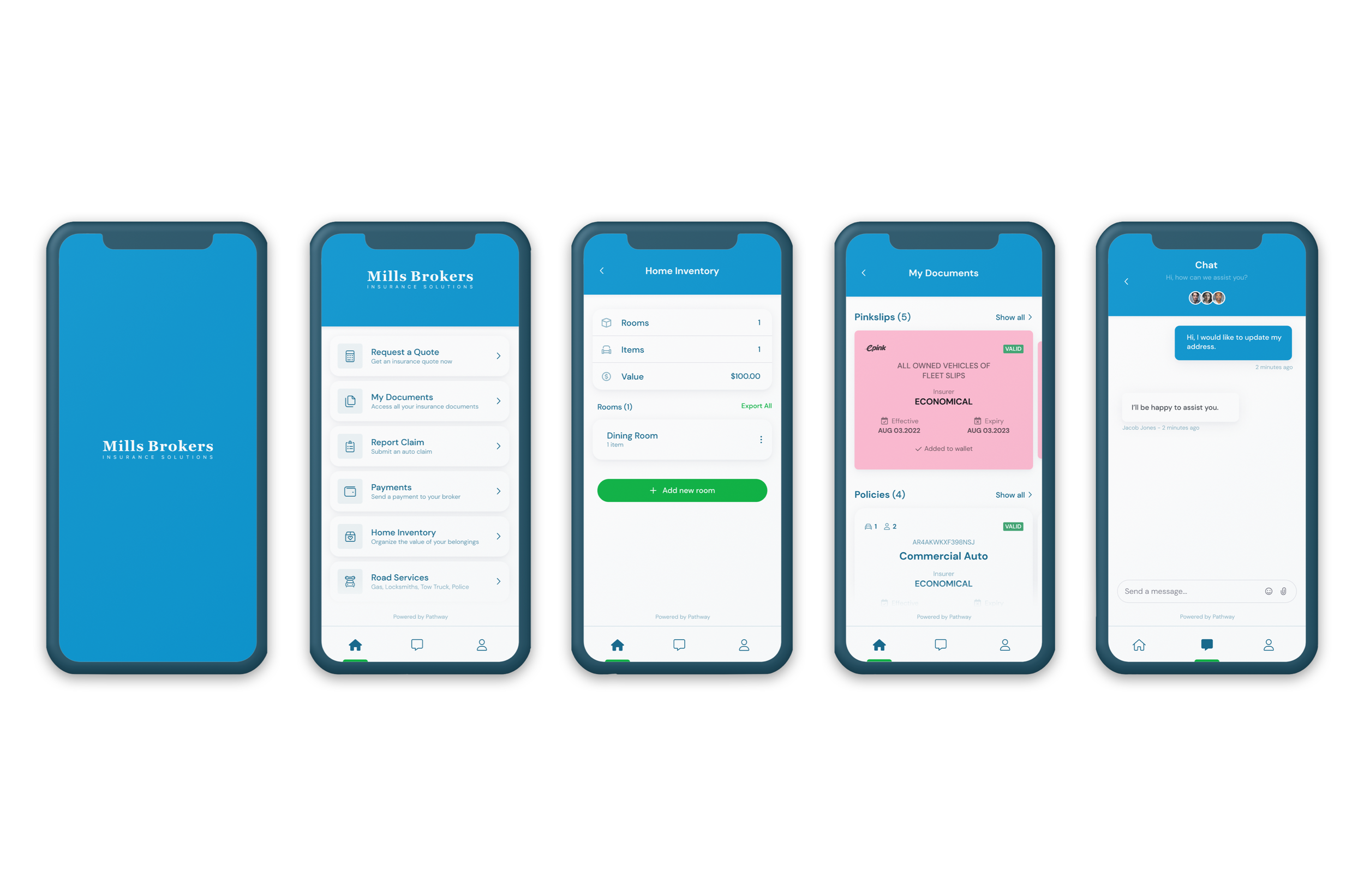 Mills Brokers Client Portal — Mills Insurance Brokers