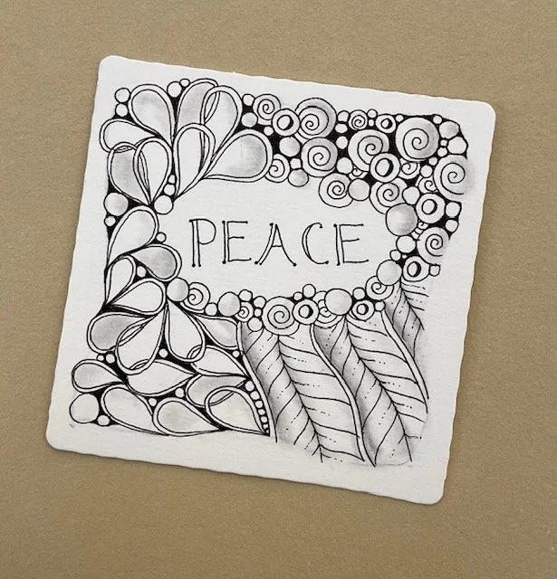 LineDotCalm Zentangle