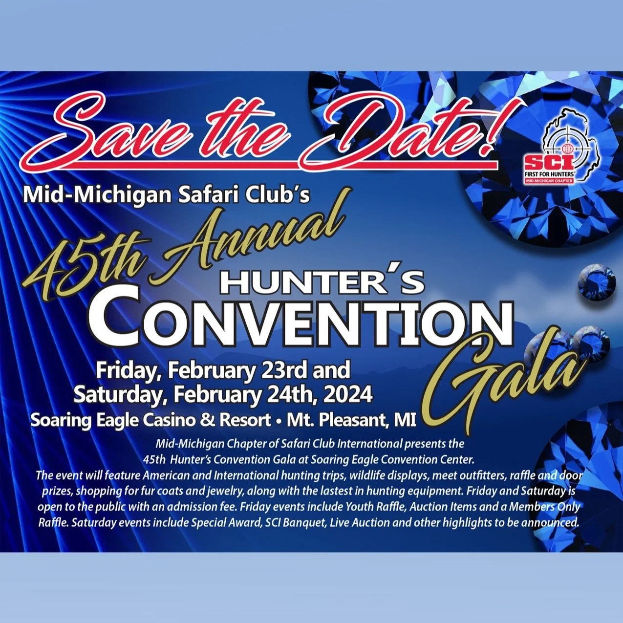 The 45th Mid Michigan SCI Hunter’s Convention Gala — Mid-Michigan ...