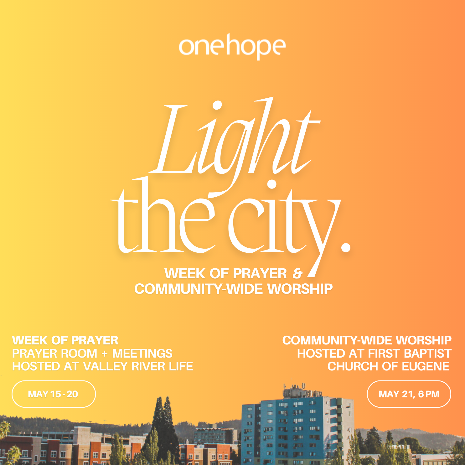 Calendar — One Hope