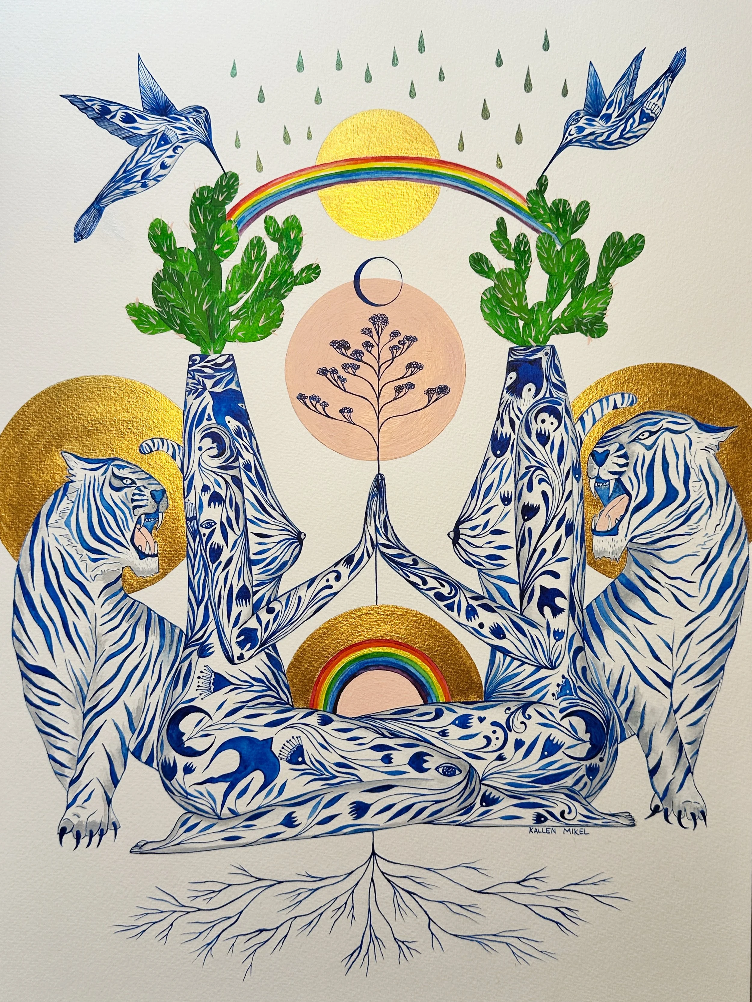 'Love Fiercely' Limited First Edition Print — Kallen Mikel Art