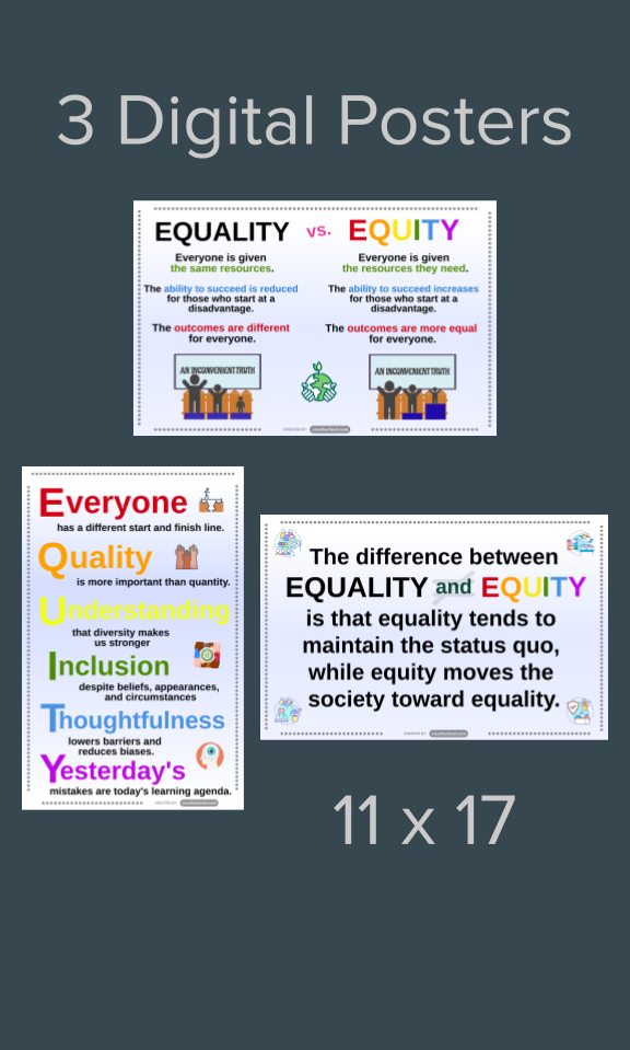 CRUSH SCHOOL - Equity: Bundle of 3 Posters - SAVE 25%