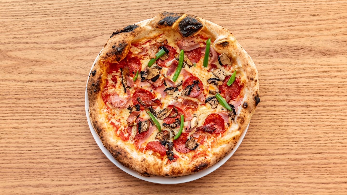 Boring Burger & Nonna Angela Pizza's — Pews Bar & Courtyard