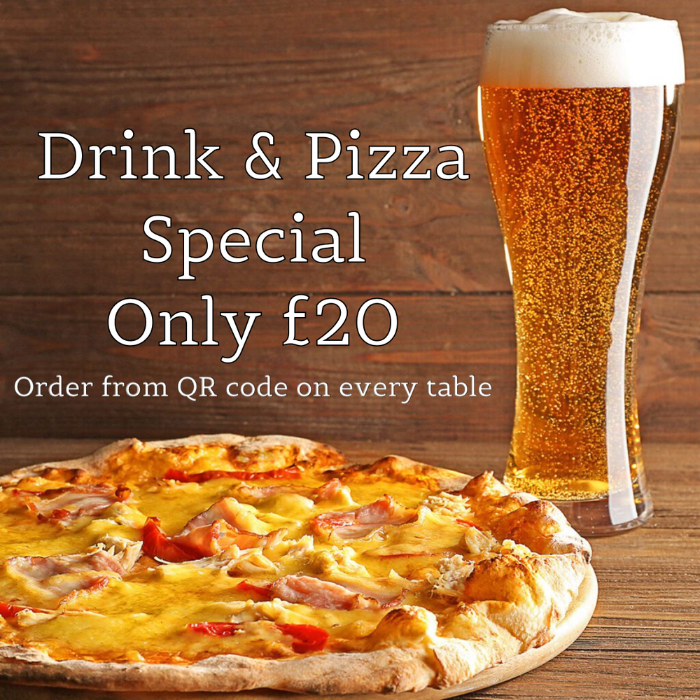 Boring Burger & Nonna Angela Pizza's — Pews Bar & Courtyard