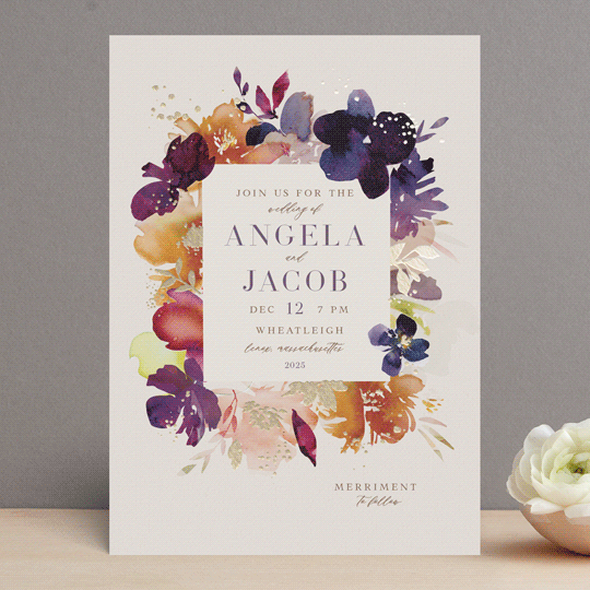 unique wedding invitations — Lori Wemple