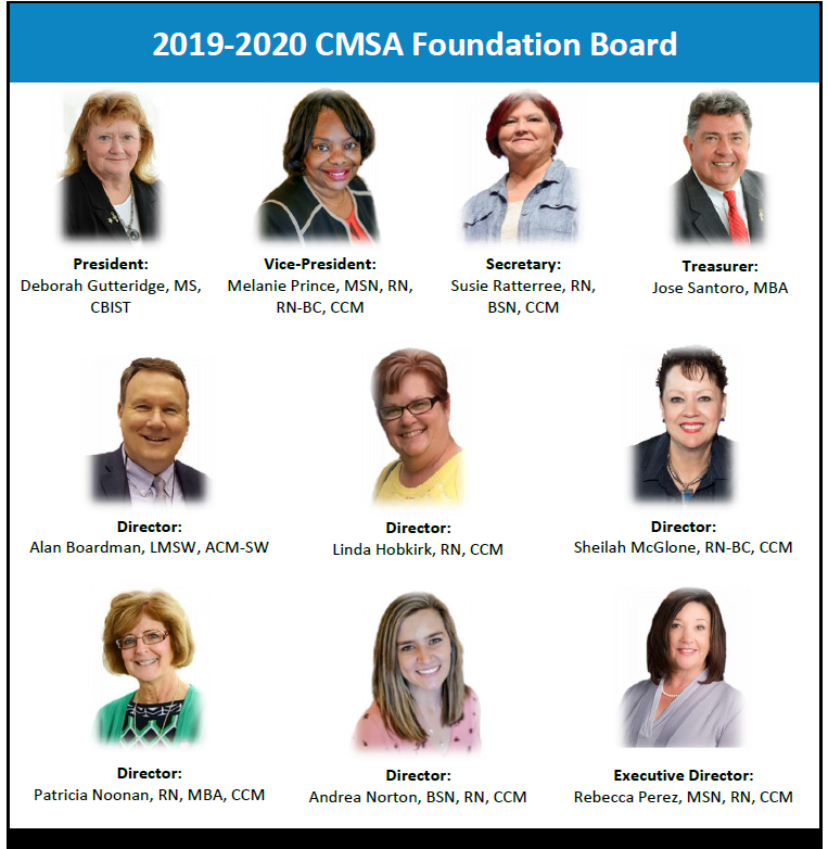 Meet the Board — CMSA Foundation