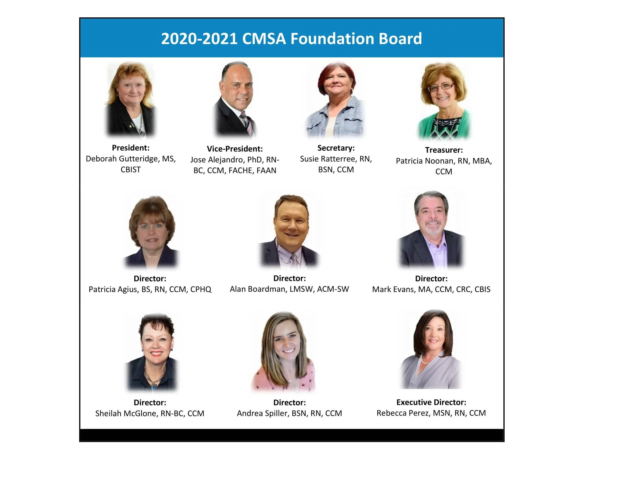Meet the Board — CMSA Foundation