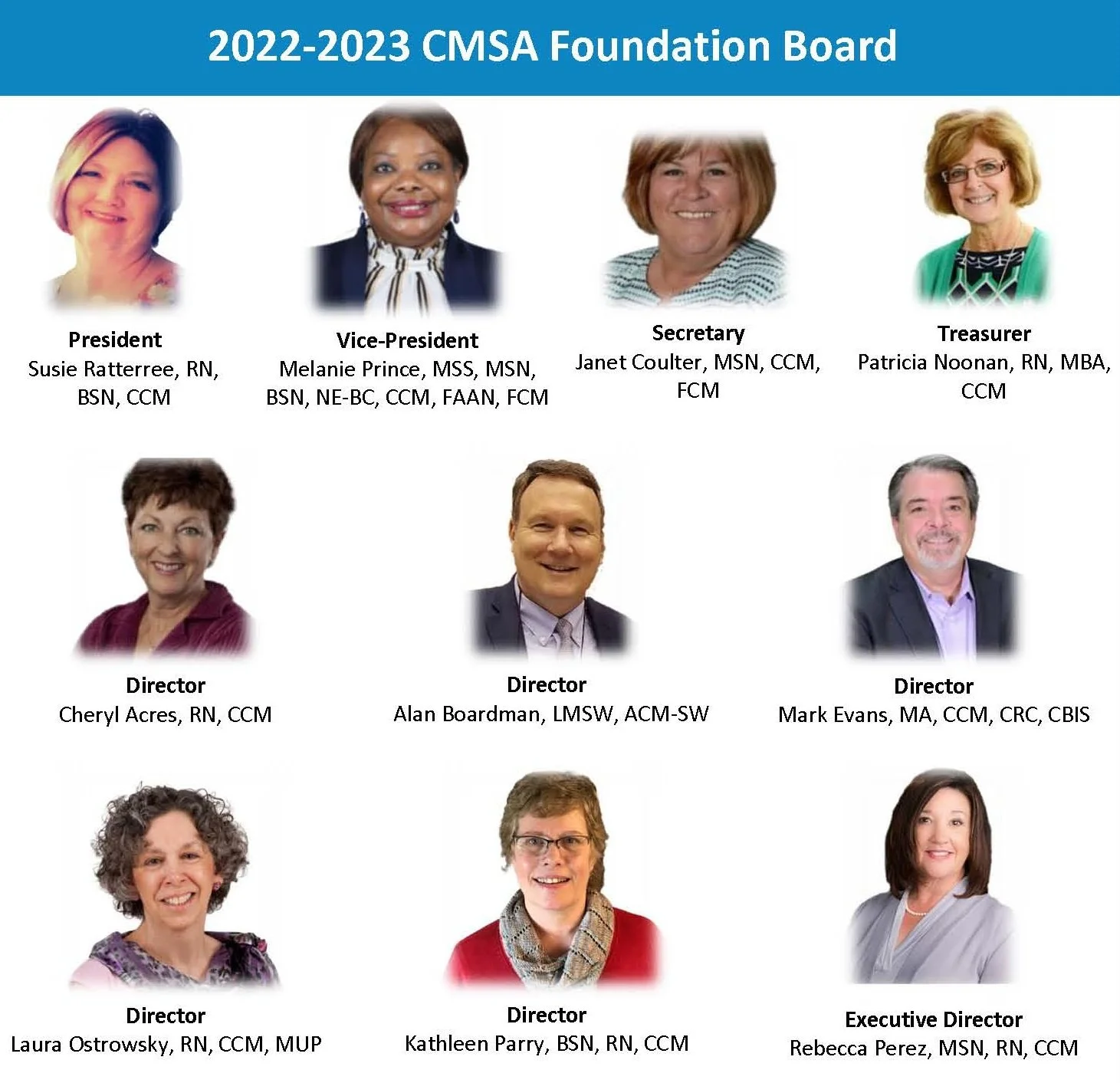 Meet the Board — CMSA Foundation