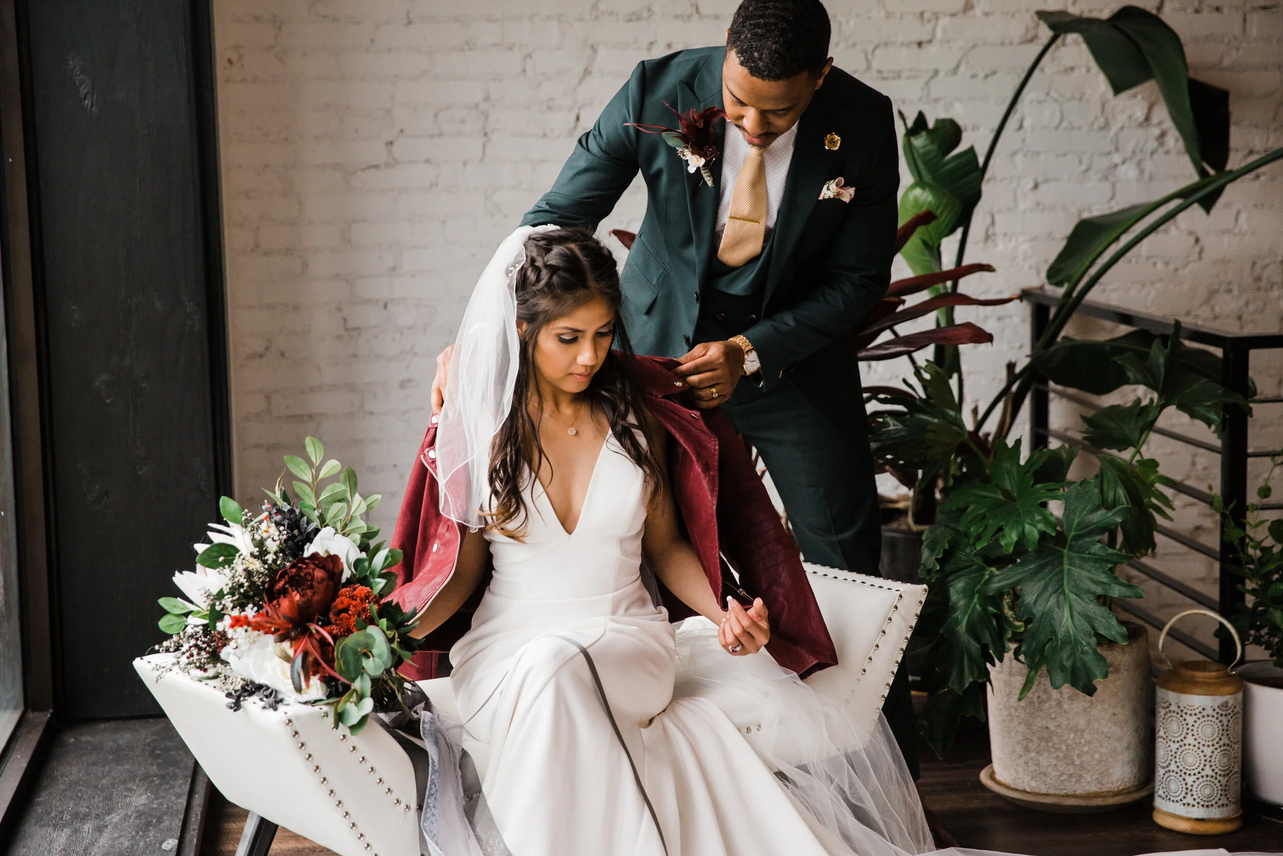 Fearless Ruby and Emerald Wedding at Habitat | Baltimore Wedding ...