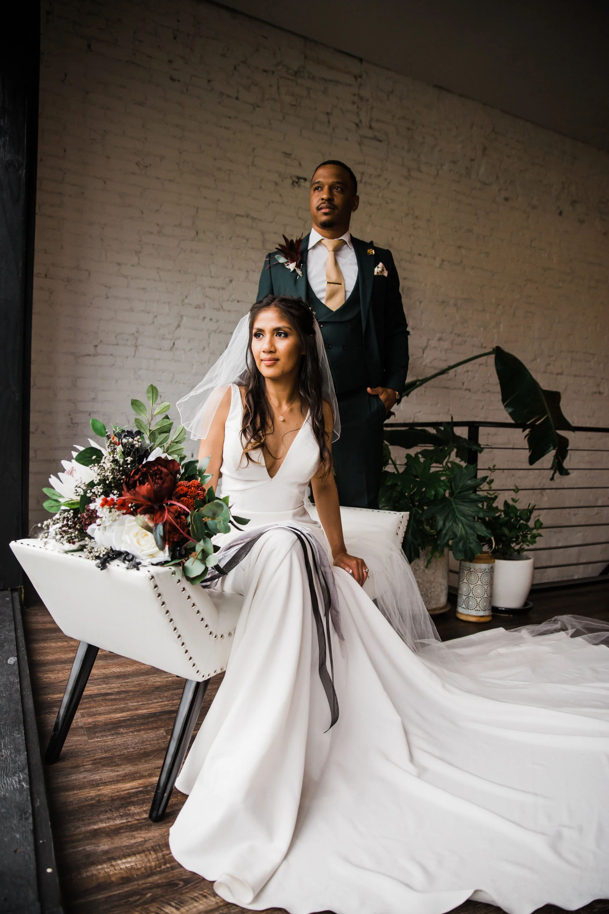 Fearless Ruby and Emerald Wedding at Habitat | Baltimore Wedding ...