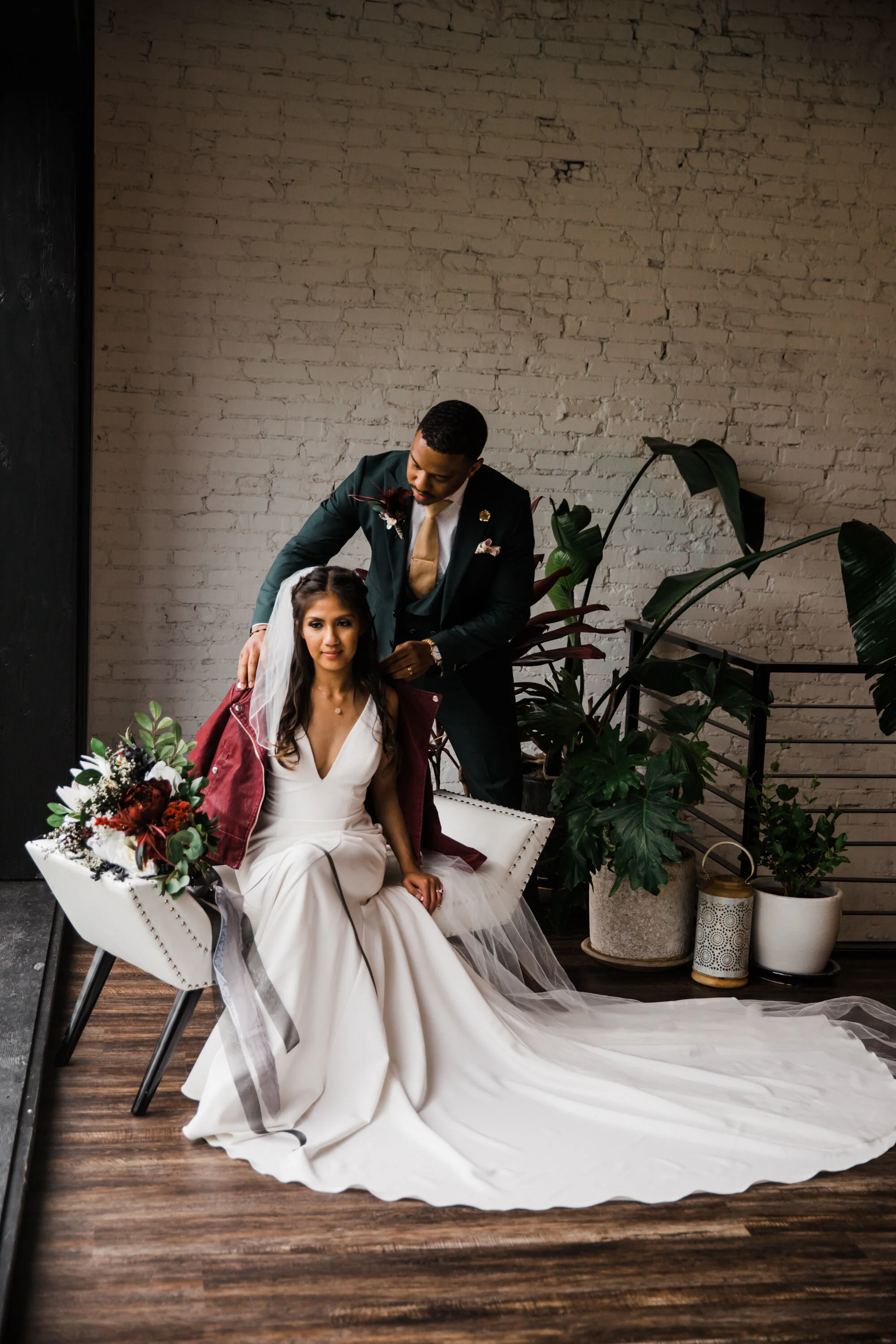 Fearless Ruby and Emerald Wedding at Habitat | Baltimore Wedding ...