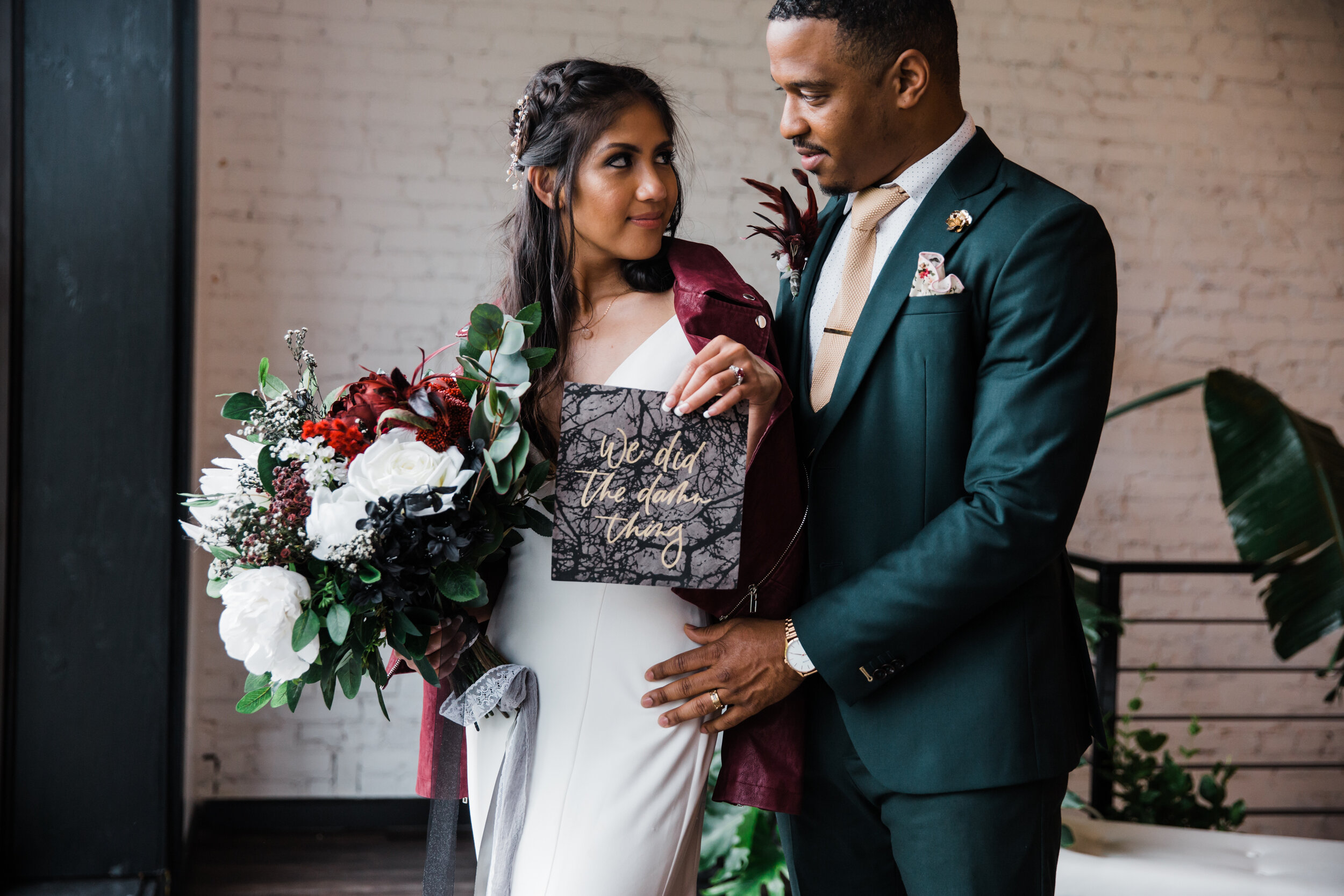 Fearless Ruby and Emerald Wedding at Habitat | Baltimore Wedding ...