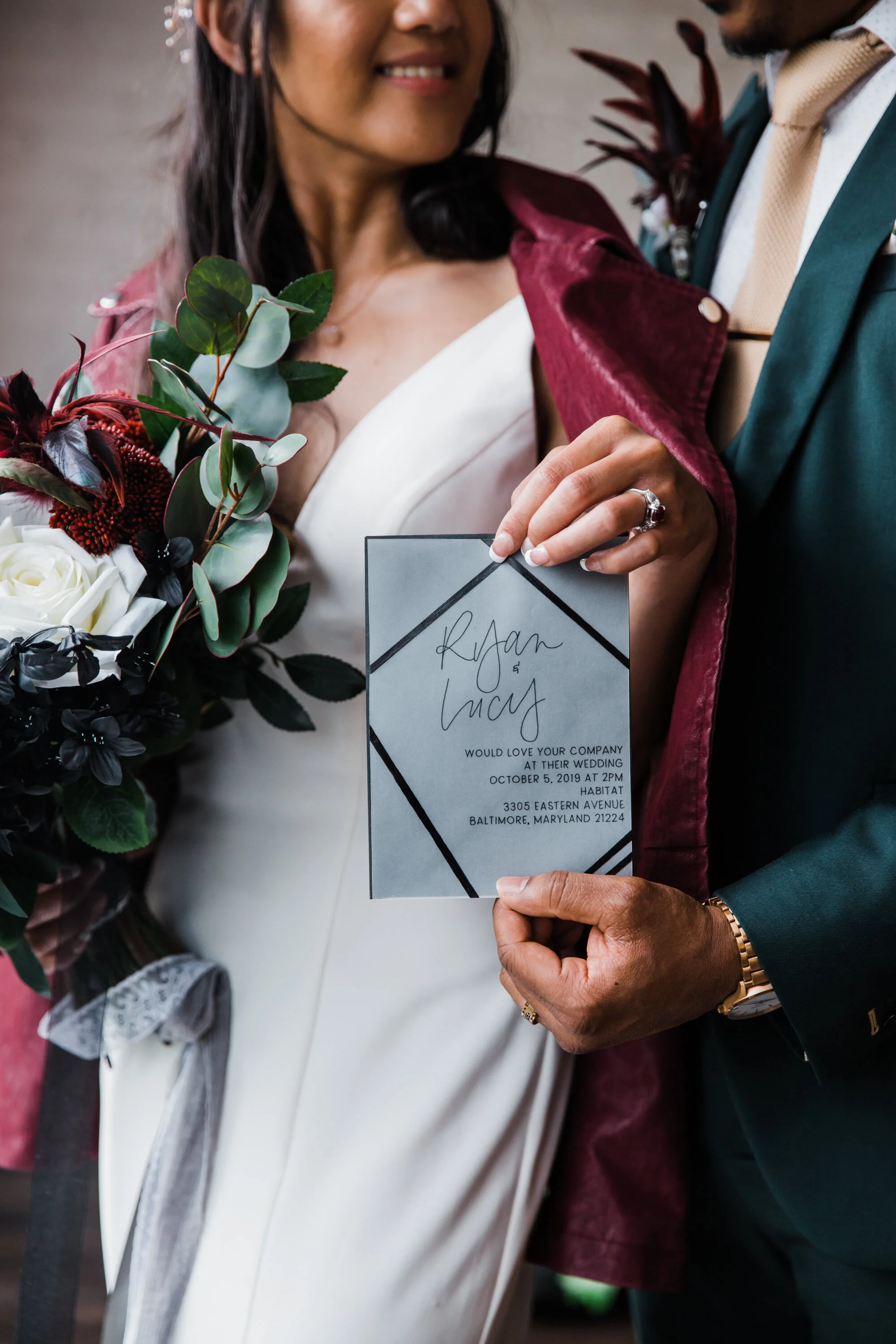 Fearless Ruby and Emerald Wedding at Habitat | Baltimore Wedding ...