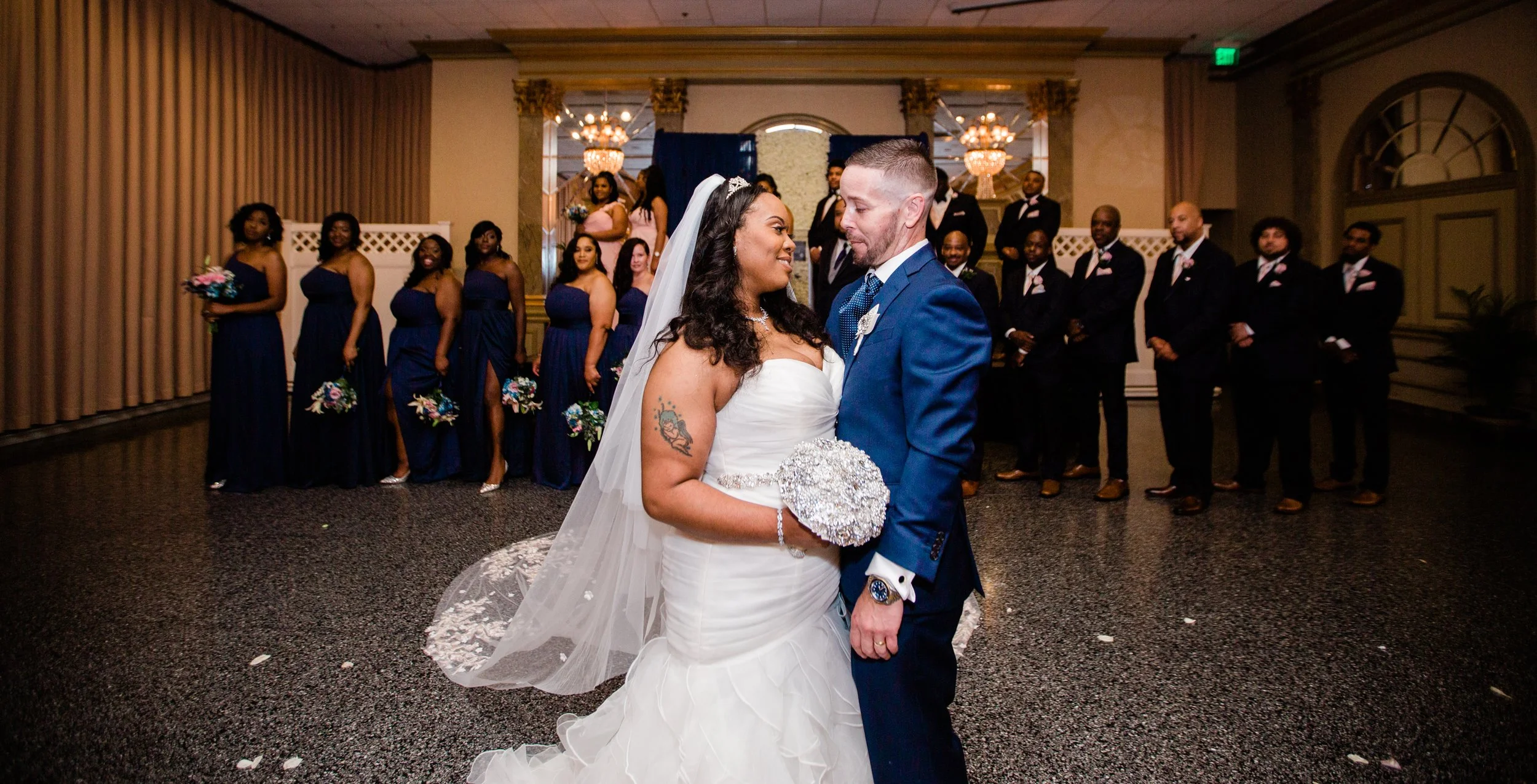 Aisha + Marcus’ Wedding at the Grand Lodge | Hunt Valley Wedding ...