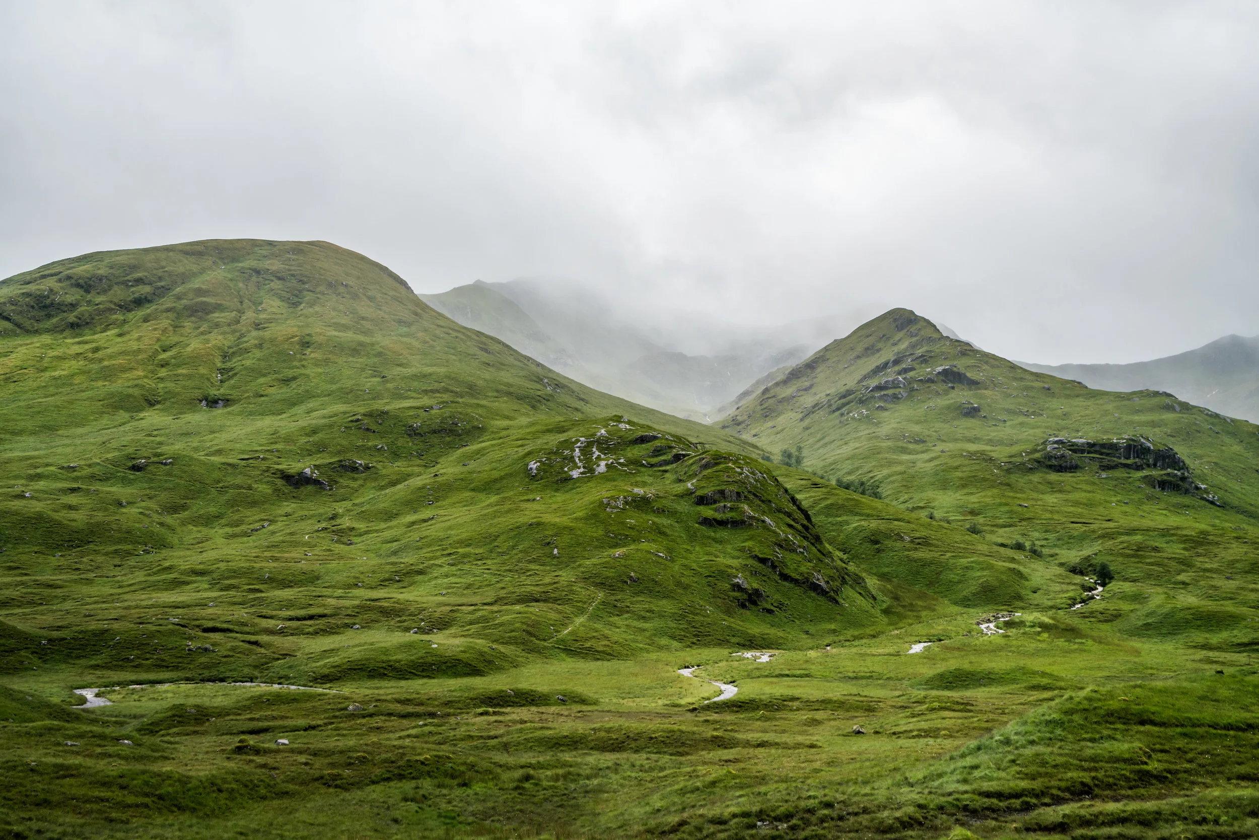Foggy Scottish Highlands :: Glencoe, Eilean Donan Castle, Isle of Skye ...
