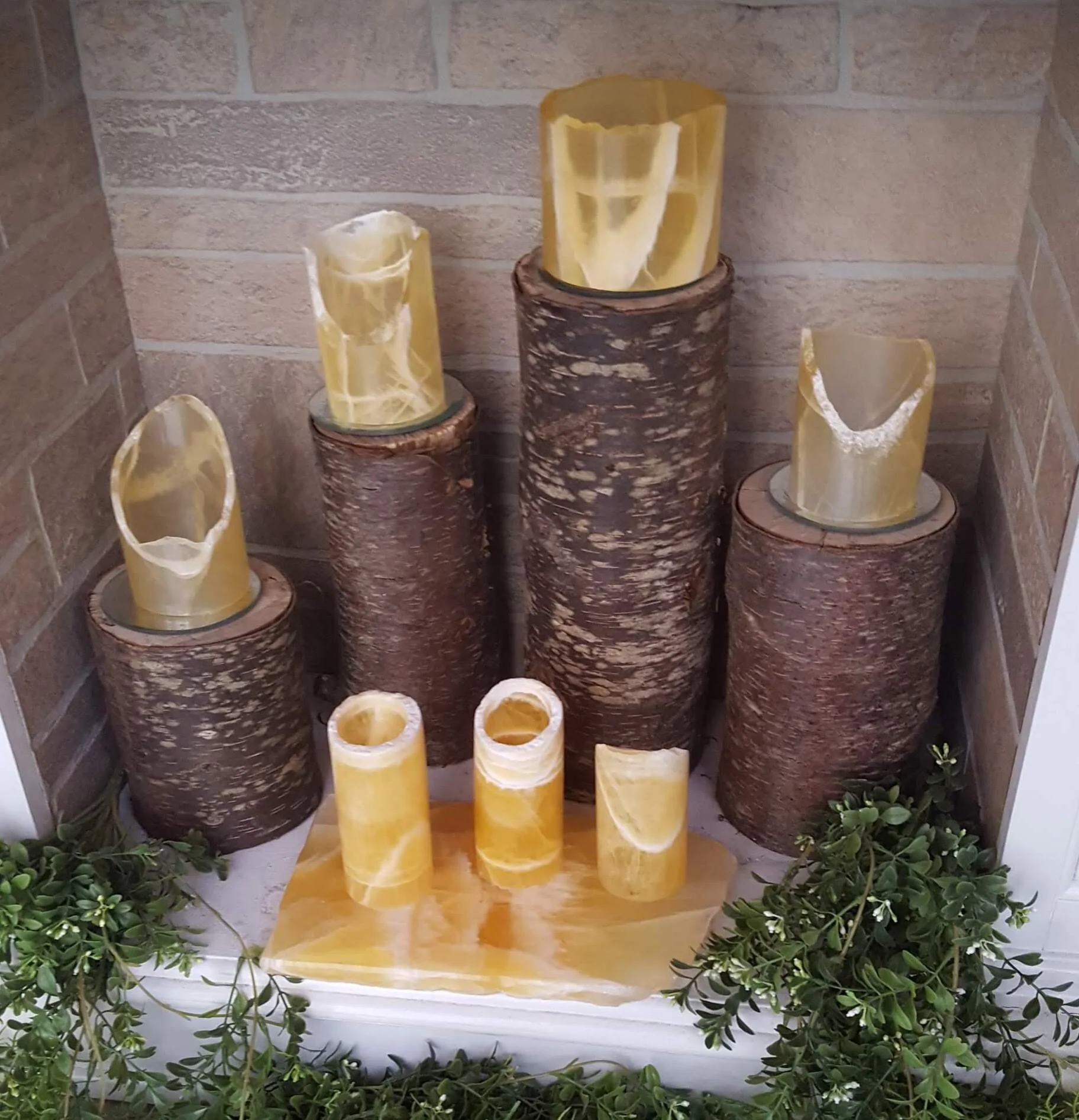 Peaceful Stone Lights