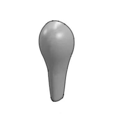 TPC-326 Swedge Turn Piece | Sun Valley Bronze Hardware