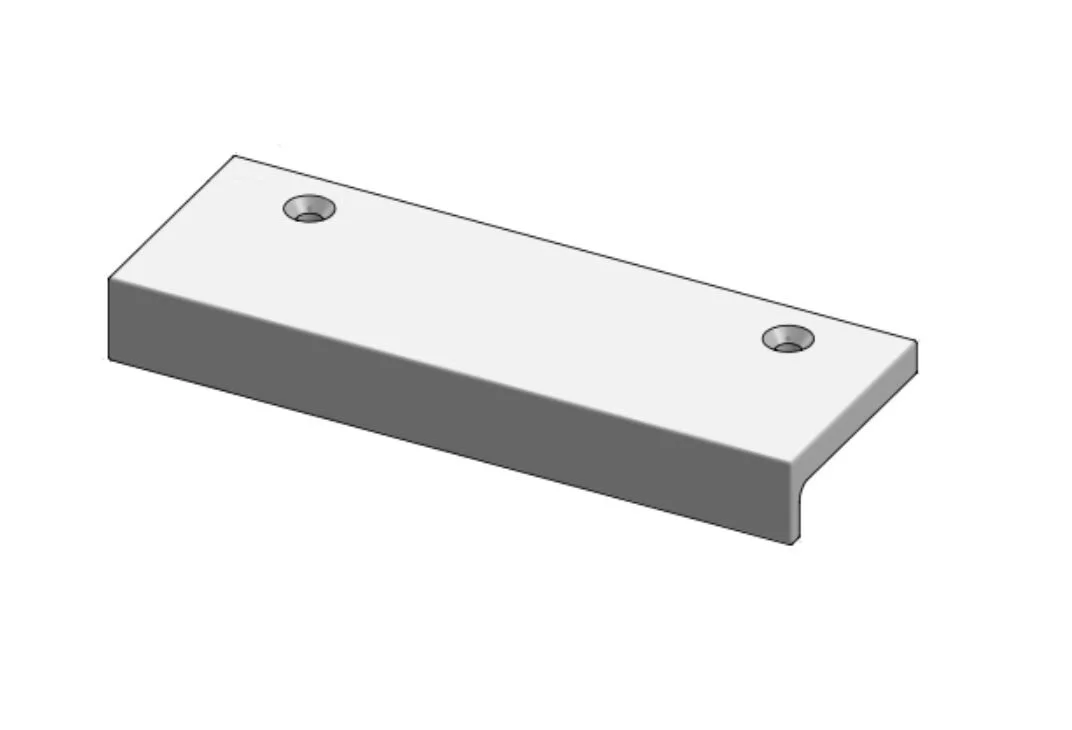 CK-500R Rolled Edge Mount Cabinet Pull | Sun Valley Bronze Hardware