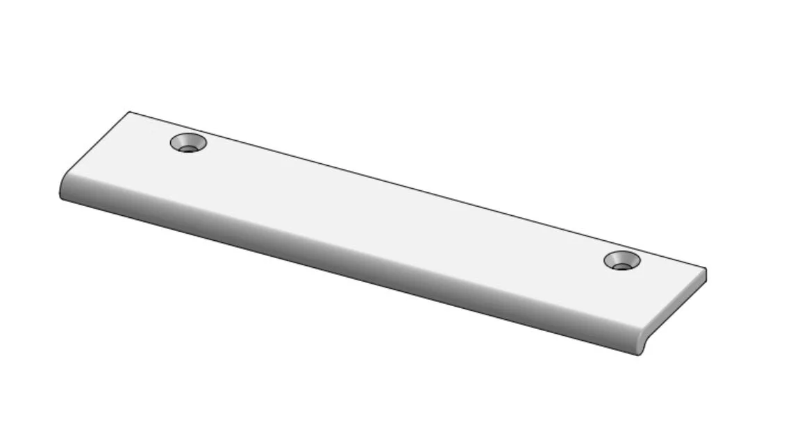 CK-501R Rolled Edge Mount Cabinet Pull | Sun Valley Bronze Hardware