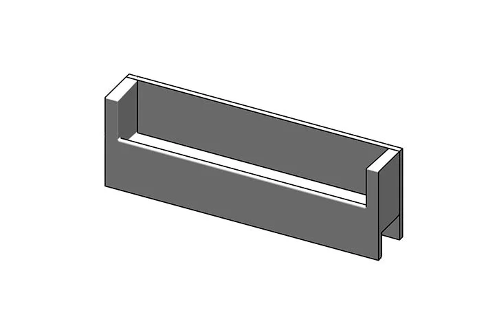 FEP-110-6 Flush Edge Cabinet Pull | Sun Valley Bronze Hardware