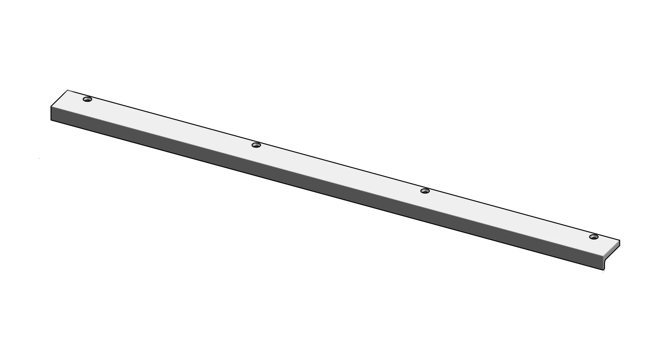 CK-501 Edge Mount Pull | Sun Valley Bronze Hardware