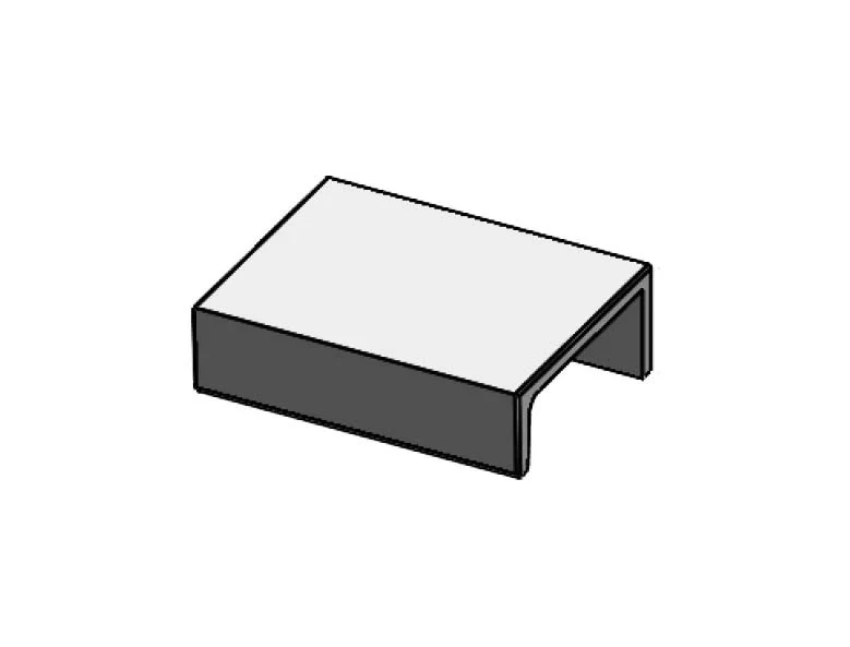 CK-501R Rolled Edge Mount Cabinet Pull | Sun Valley Bronze Hardware