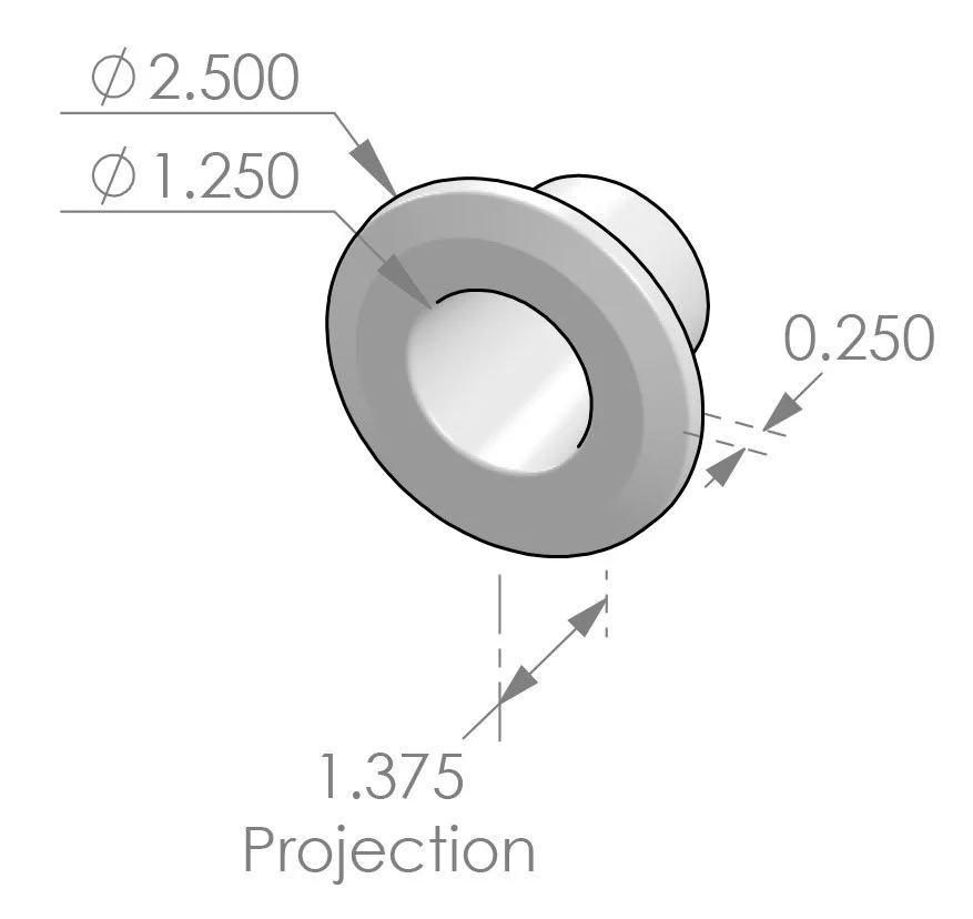 GK-ESC Round Gas Key Escutcheon | Sun Valley Bronze Hardware