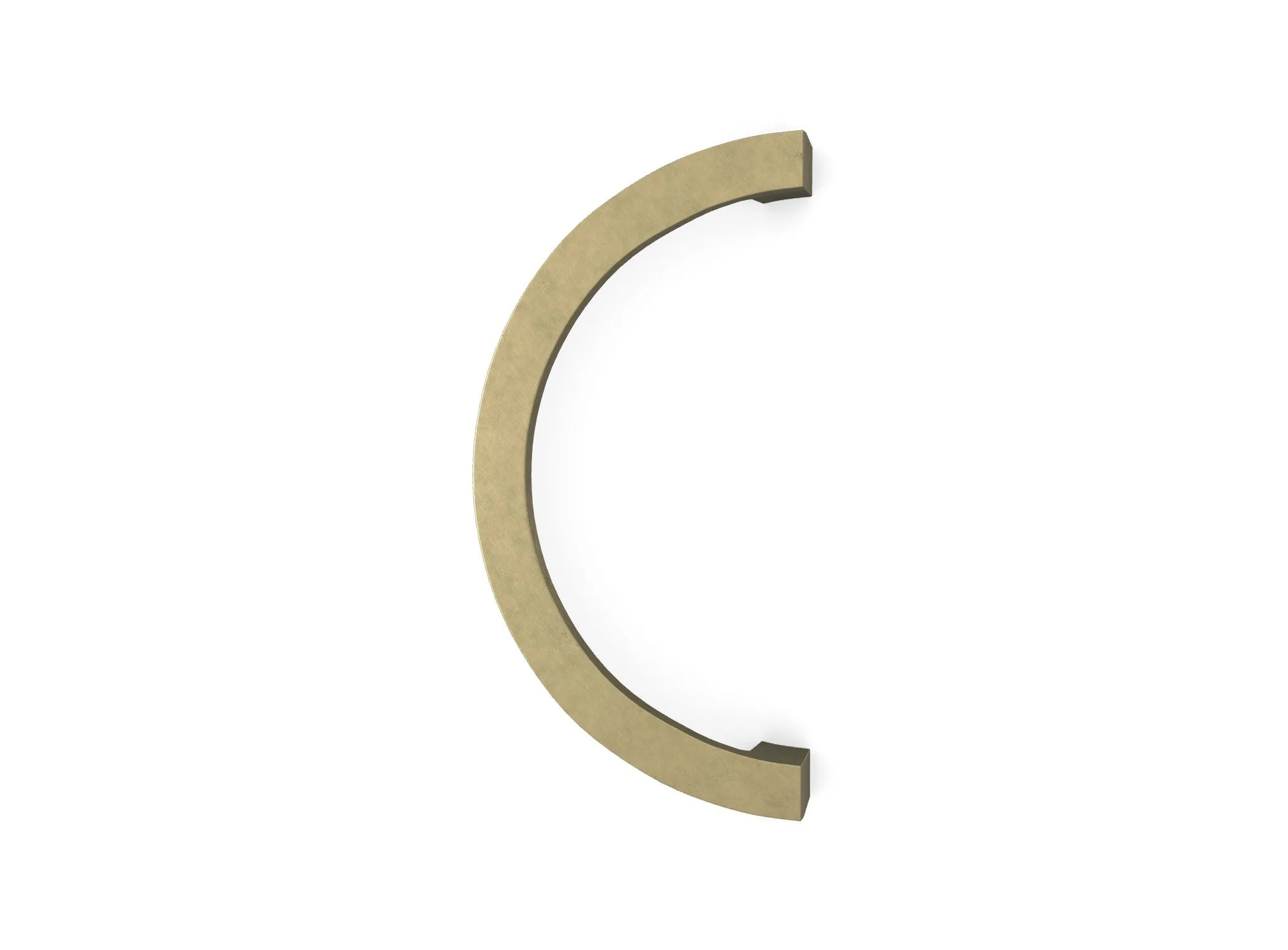 GH-R12 Half Round Grip Handle | Sun Valley Bronze Hardware