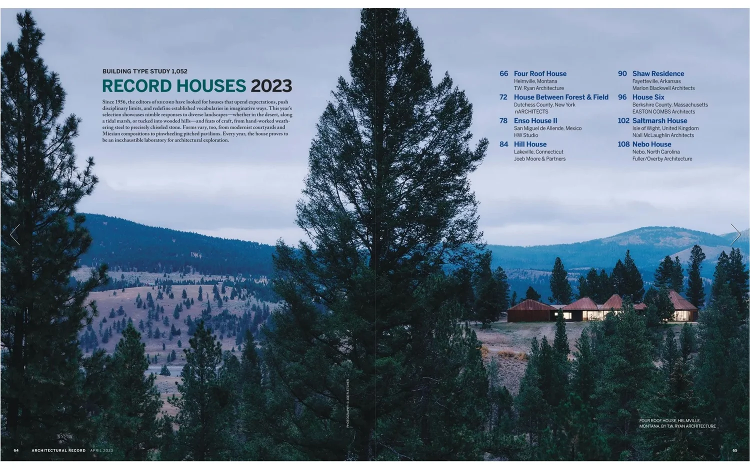 RECORD HOUSES 2023: Four Roof House in Montana, a Rugged Retreat | Sun ...