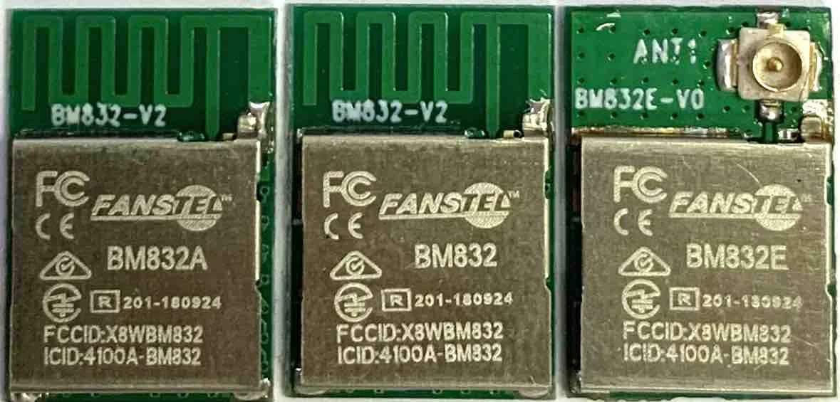 BM832, BM832E nRF52832 Bluetooth 5 module — Fanstel