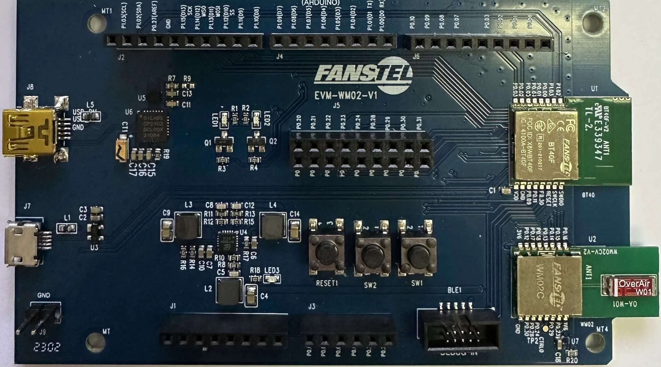 WM02C, WM02E, Nordic nRF7002 WiFi 6 mModules — Fanstel
