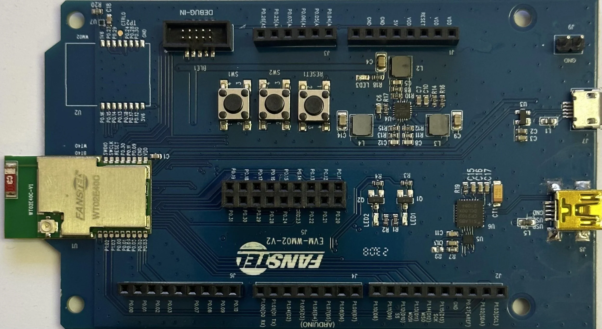 WT02C40C Quad-Radio, 5GHz WiFi 6, 2.4GHz WiFi 6, BLE 5.4 combo modules ...