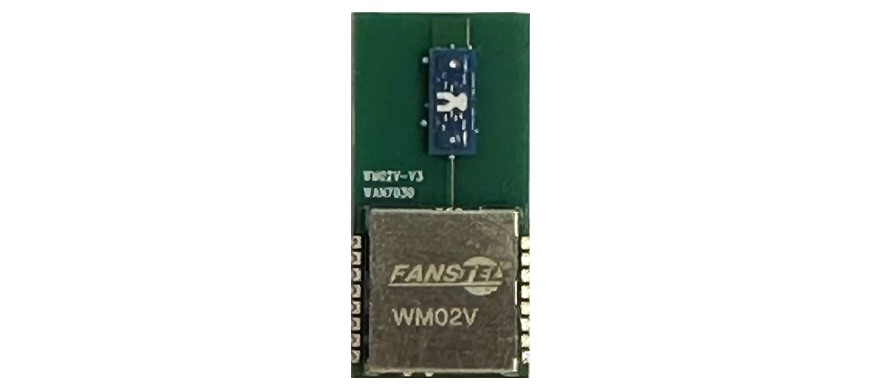 WM02V, nRF7002, 2.4GHz + 5 GHz WiFi 6 companion module — Fanstel