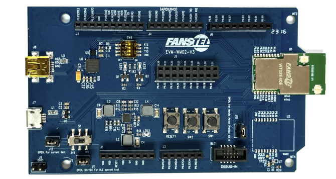 EV-WT02E40E-eng, EV board for nRF5340 BLE 5.3 + nRF7002 WiFi 6 module ...