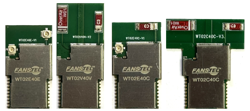 WT02C40C Quad-Radio, 5GHz WiFi 6, 2.4GHz WiFi 6, BLE 5.4 combo modules ...