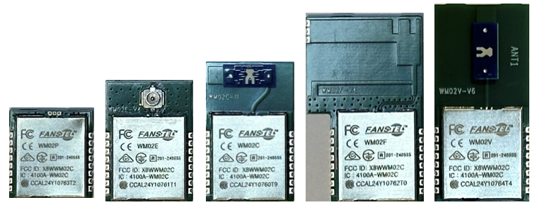 WM02C, WM02E, Nordic nRF7002 WiFi 6 mModules — Fanstel