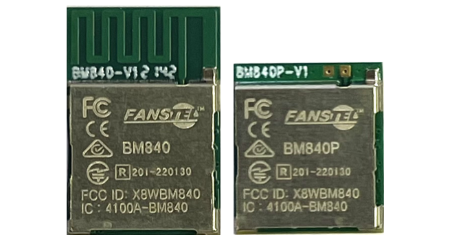 BM840, BM840P nRF52840 Bluetooth 5.2 module — Fanstel