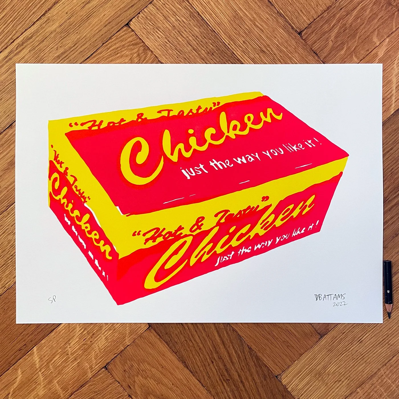 Chicken Shop print, 2015 — Daniel Battams Art Prints ~ Official shop