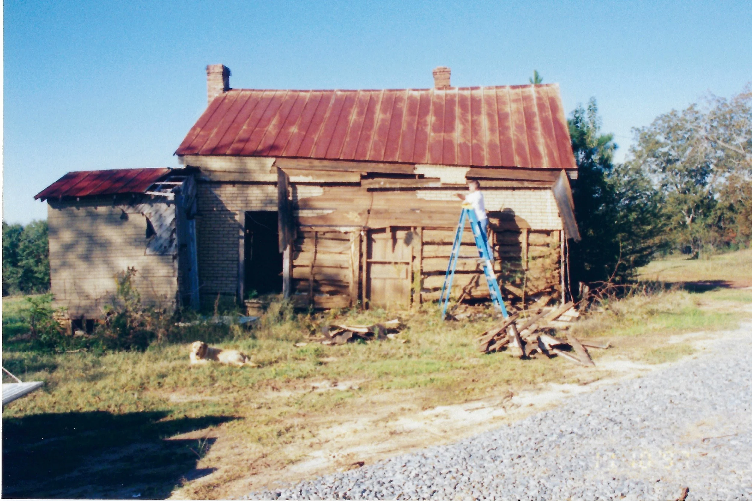The Log Cabin History — Harrison Woodlands