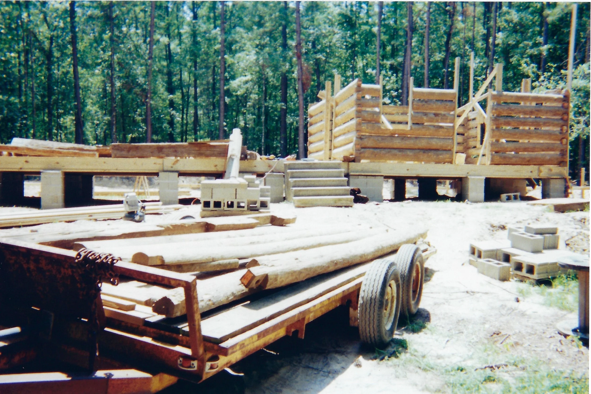 The Log Cabin History — Harrison Woodlands